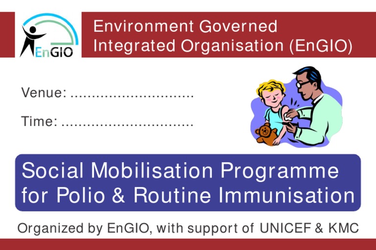 Banner Social Mobilisation 3x2 | PDF | Vaccines | Wellness