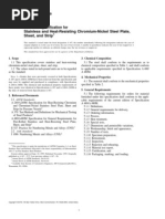 Astm A666 A666m-03 | PDF | Strength Of Materials | Steel