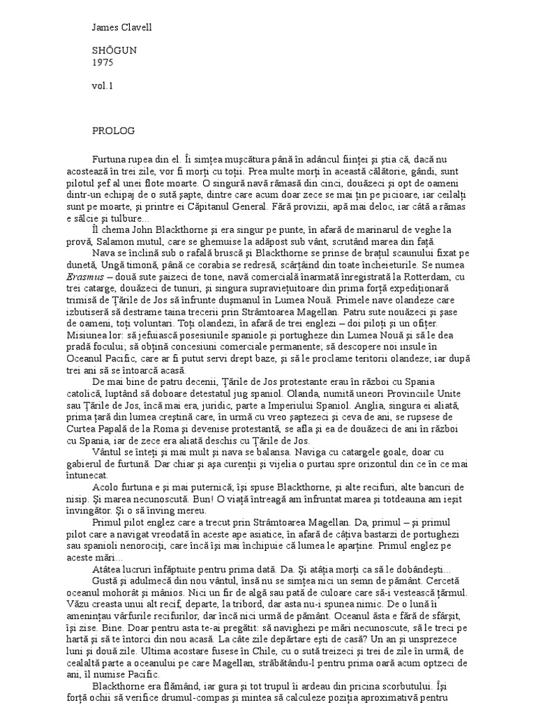 James Clavell - Shogun 1 | PDF