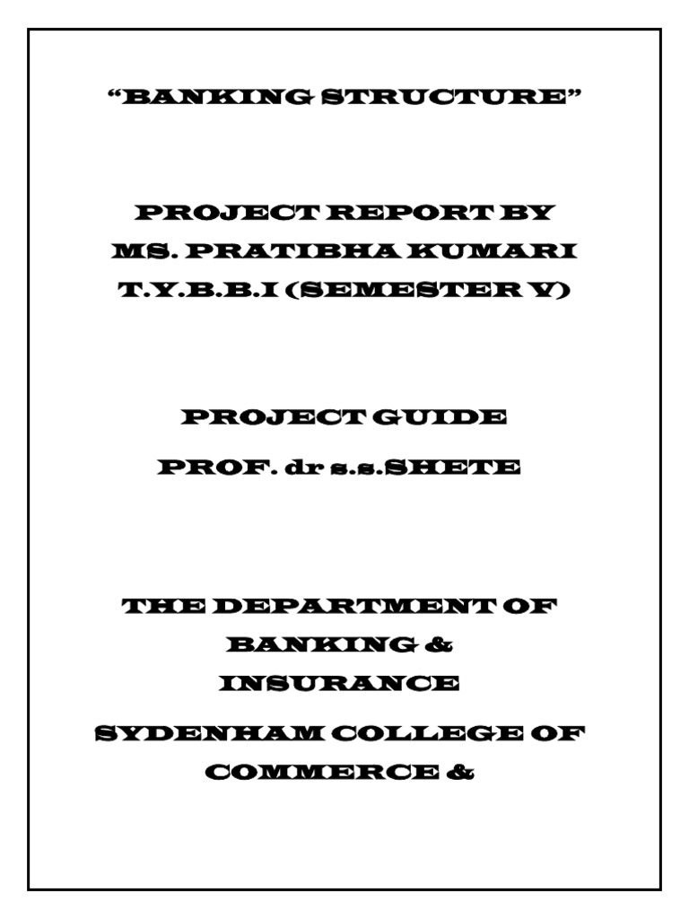 Banking Structure | PDF | Reserve Bank Of India | Debit Card