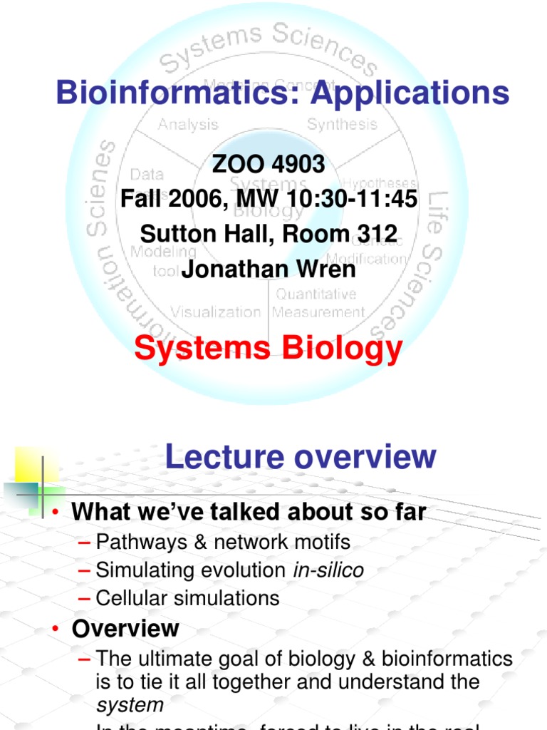 Understanding Biological Systems Through Integrative Modeling: An ...
