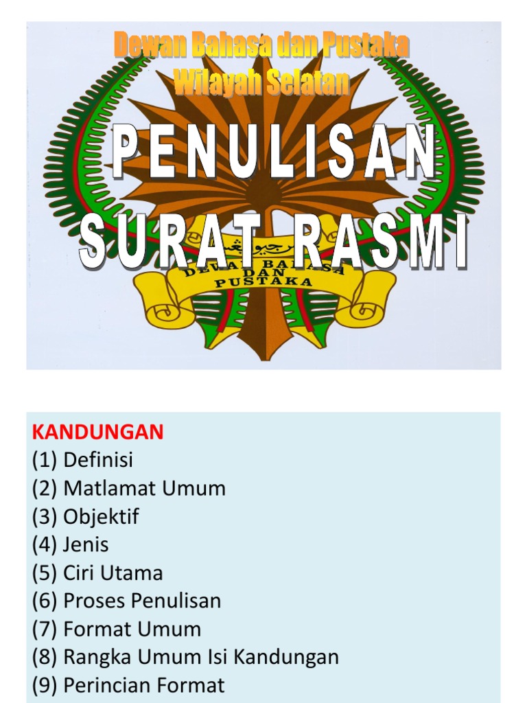 Penulisan Surat Rasmi | PDF