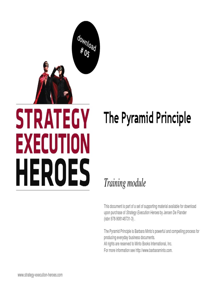 Pyramid Principle | PDF | Strategic Management | Hypothesis
