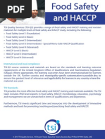 Haccp Level 4 | PDF | Hazard Analysis And Critical Control Points | Foods