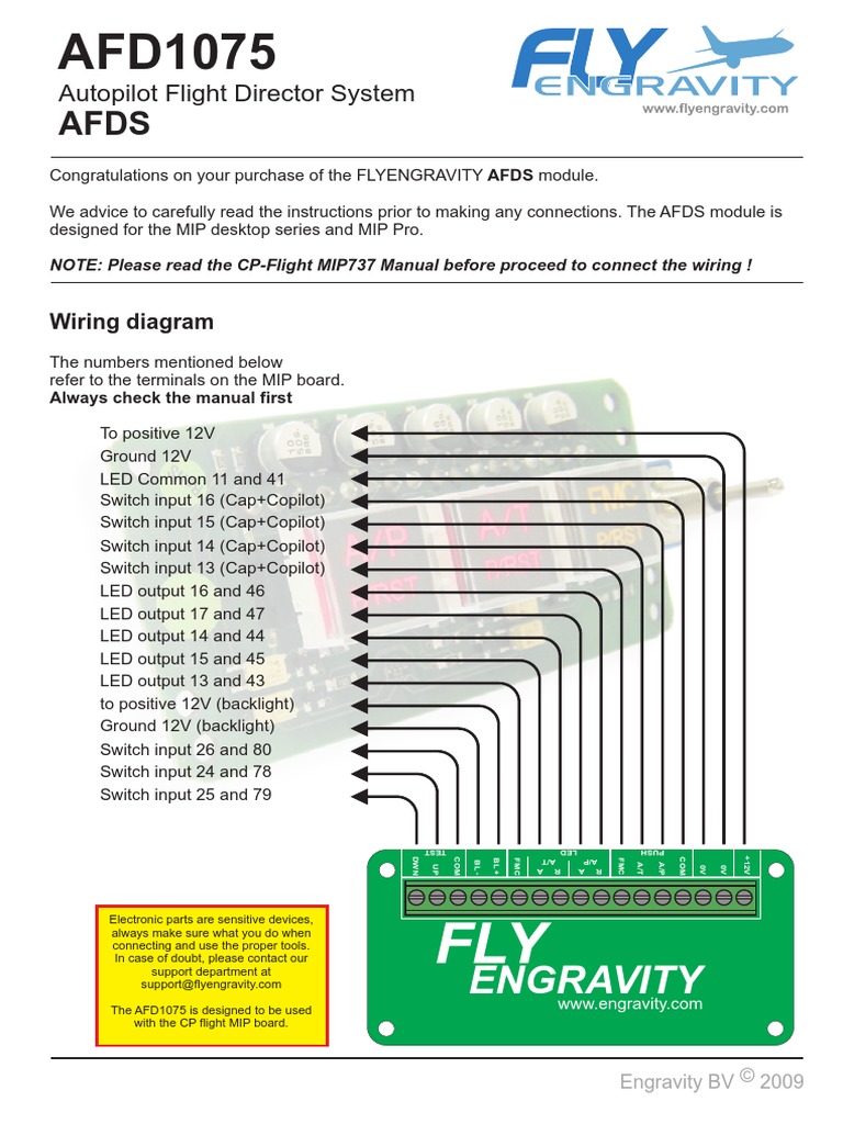 737ng Manual AFDS Module AFD1075 | PDF