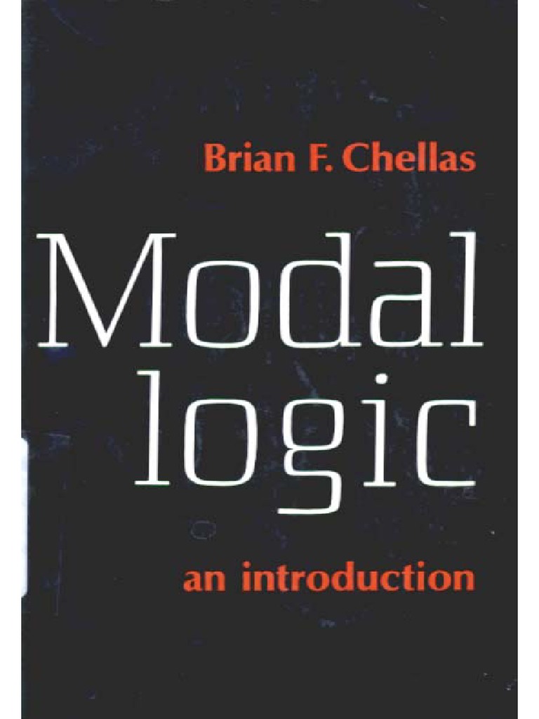 Chellas ModalLogic | PDF | Theorem | Modal Logic