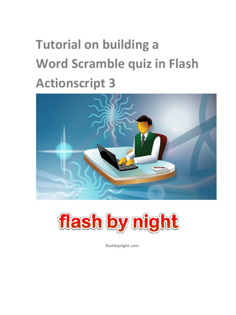 Word Scramble Tutorial AS3 | PDF | Adobe Flash | Action Script
