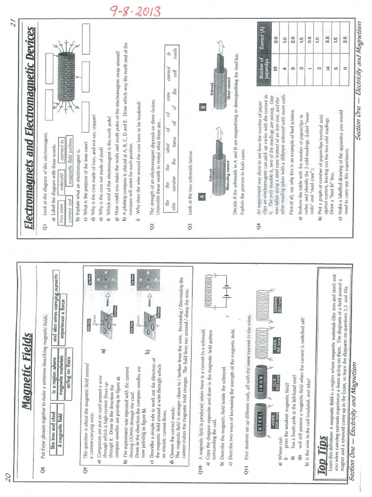 Igcse Physics Worksheet | PDF