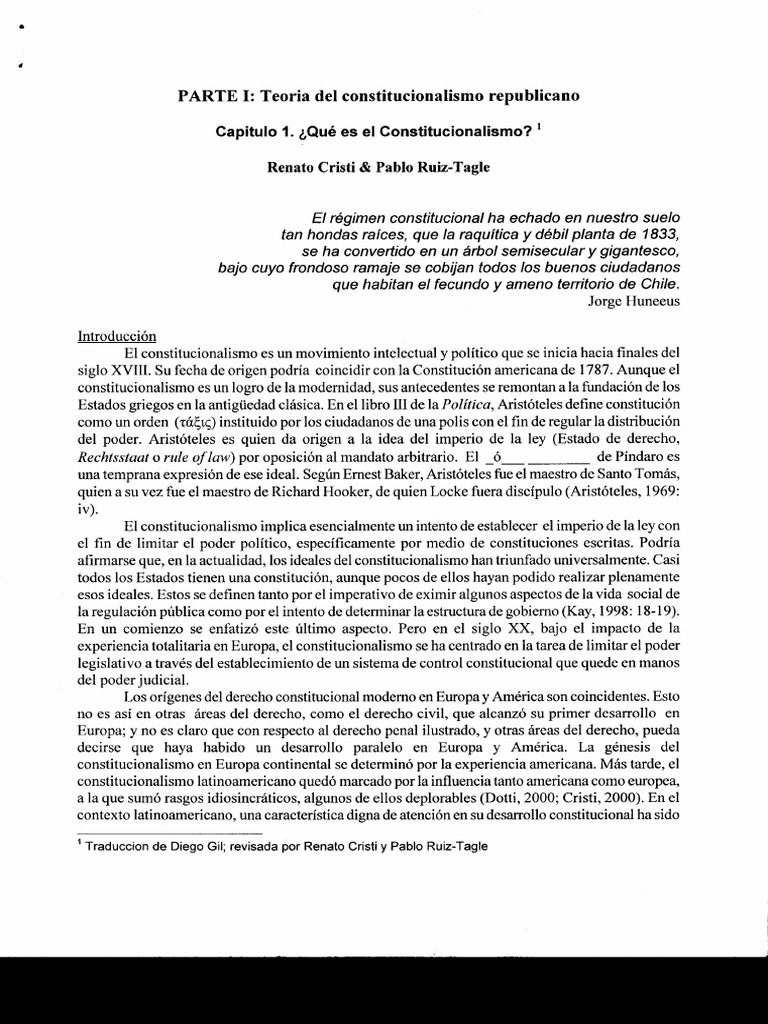 Que Es El Constitucionalismo | PDF | Constitución | Derecho Constitucional