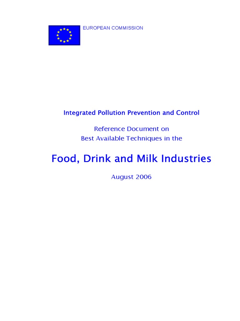 06 - Bref - Food, Milk and Drink Industries | PDF | Wastewater | Waste