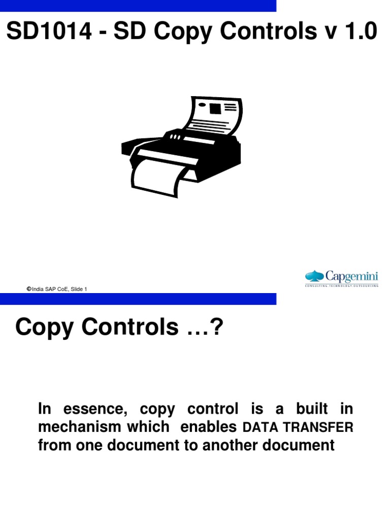 SD1014 SD Copy Controls | PDF | Invoice | Information Technology Management