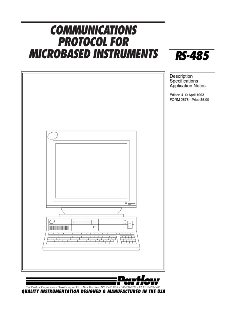 Partlow RS485 Comms Manual | PDF | Transmission Control Protocol | Computer Network