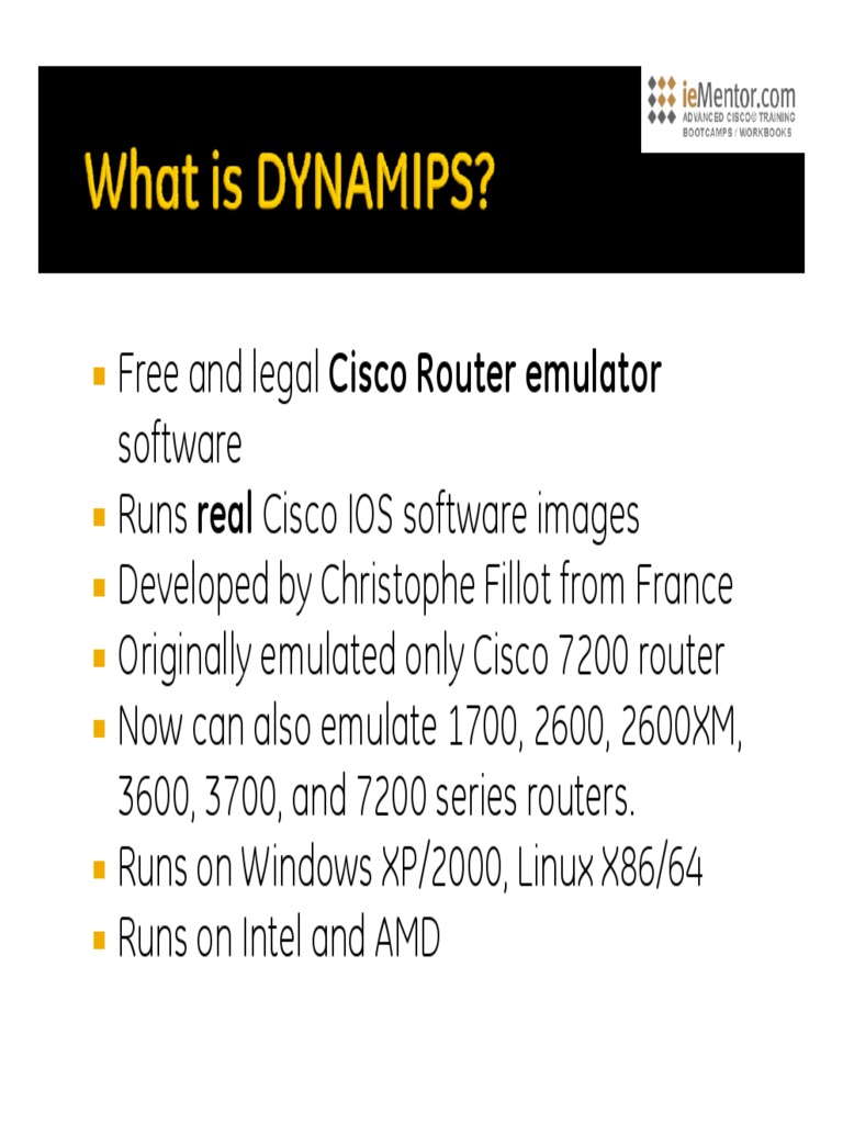 Introduction To Dynamips | PDF