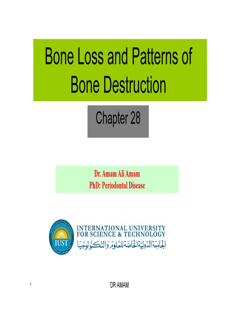Bone Loss and Patterns of Bone Destruction | PDF | Periodontology ...