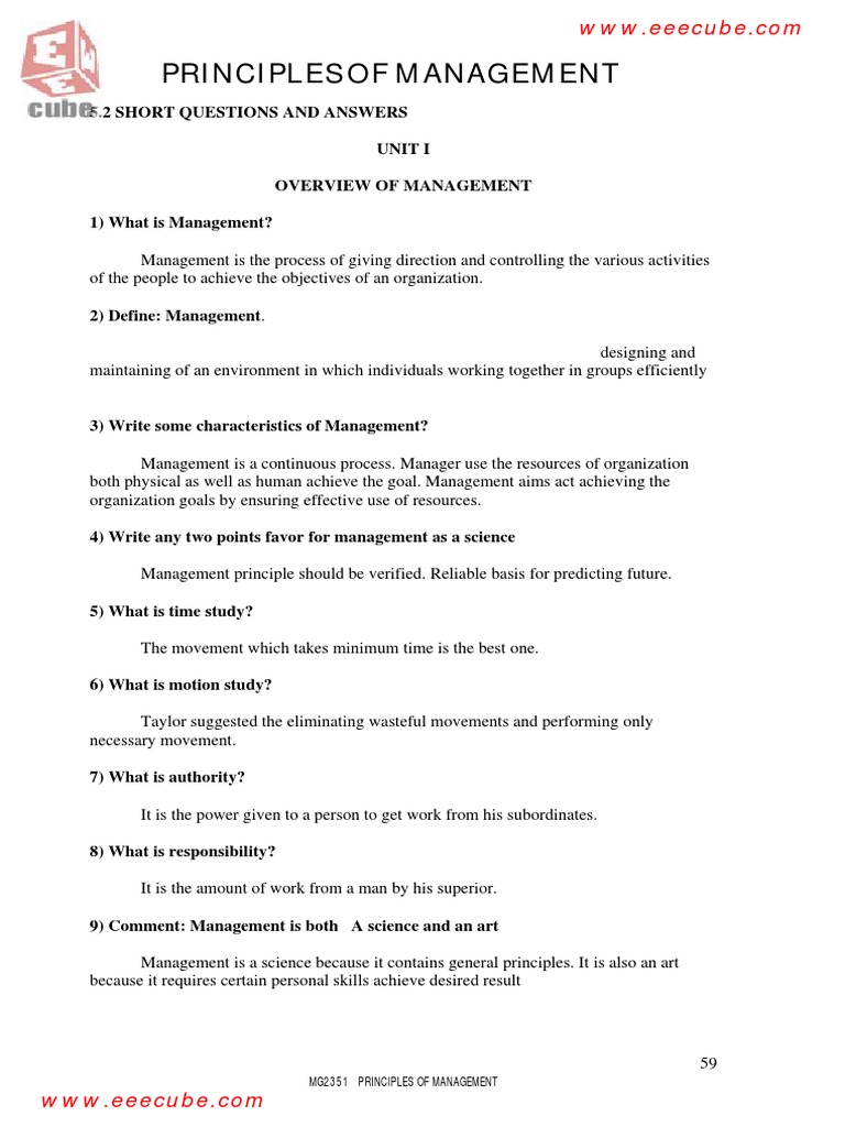 1-Pom 2m - With Ans | PDF | Motivation | Motivational