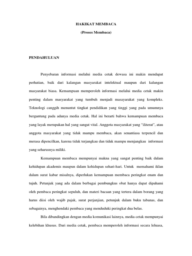 Modul Membaca | PDF