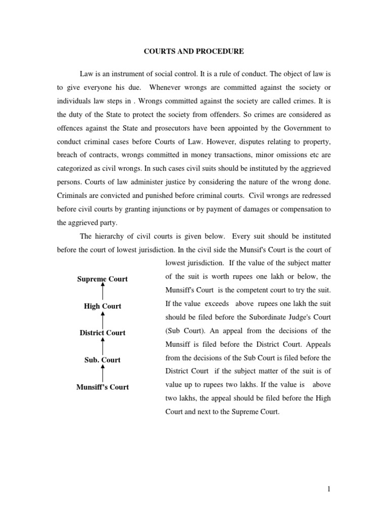 Courts and Procedure | PDF | Supreme Courts | Writ