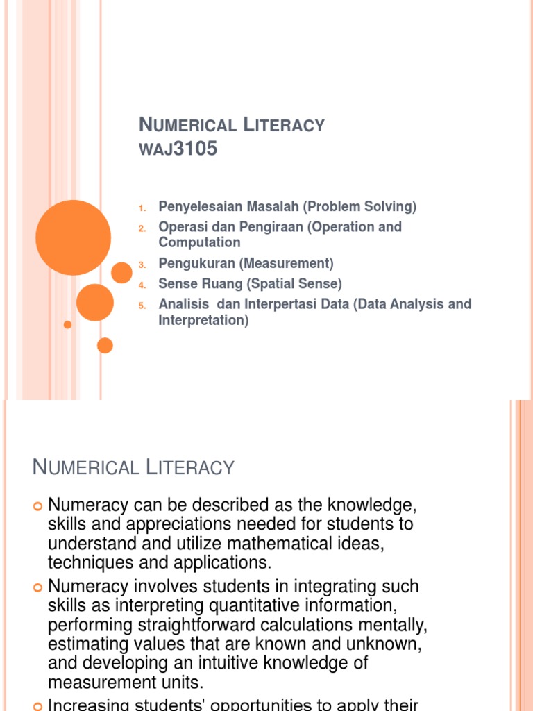 Numerical Literacy (1) ) | PDF | Komputer