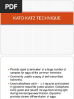 Kato-Katz Technique: Procedure & Principles | PDF | Feces | Clinical ...