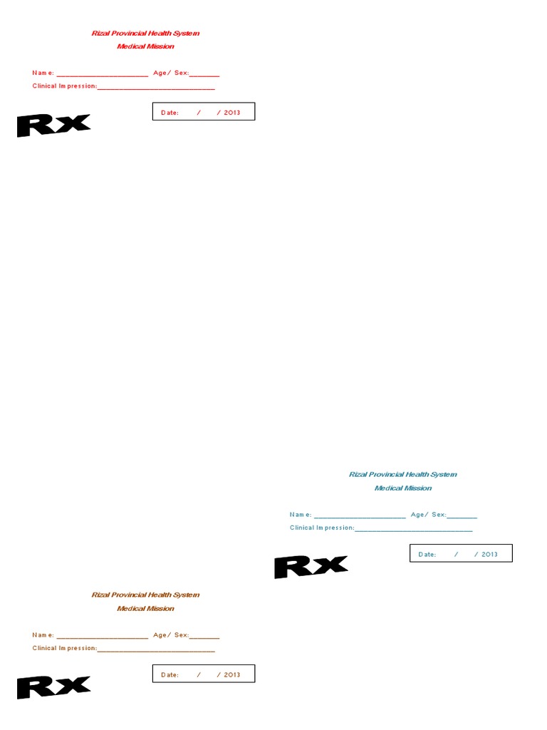 Rizal Provincial Health Syyiystem | PDF