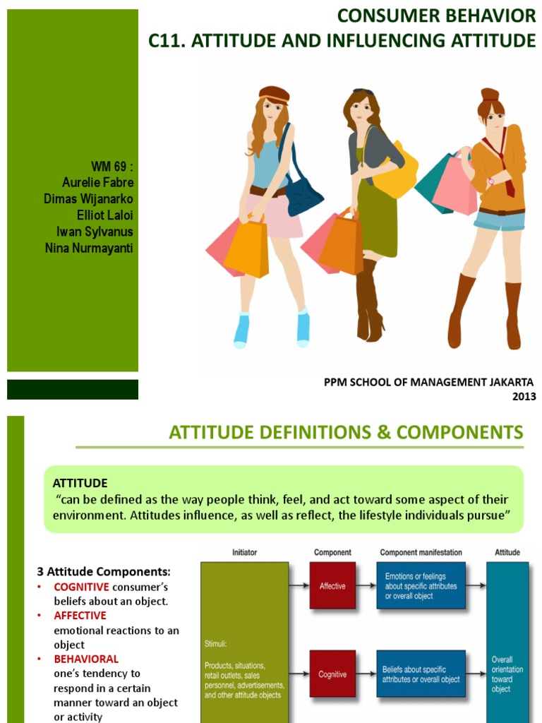 Consumer Behavior - Attitude and Influencing Attitude | PDF | Attitude ...