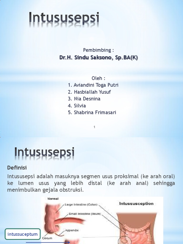 Intususepsi | PDF | Sains & Matematika