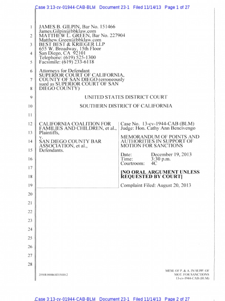23-Judges' Rule 11 Motion For Sanctions | PDF | Complaint | Legal ...
