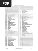 APCO 10 Codes Reference Guide | PDF | Ambulance