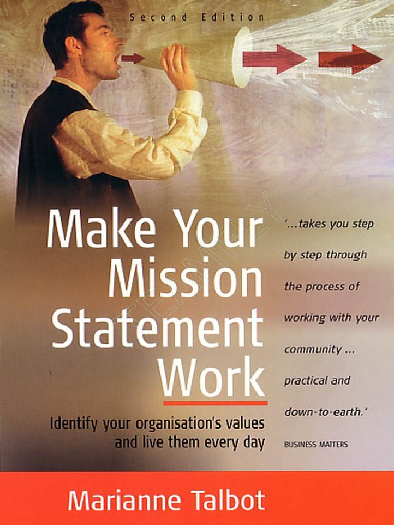 How To Books - Make Your Mission Statement Work - Identify Your ...