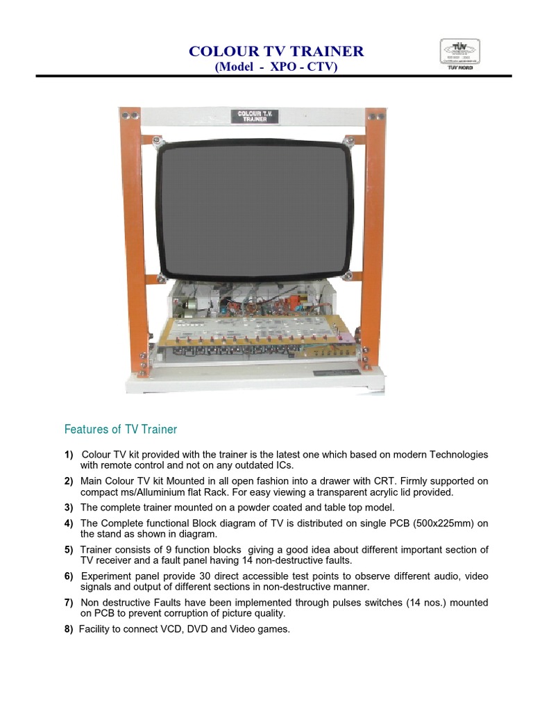 TV Trainer | PDF | Television | Detector (Radio)