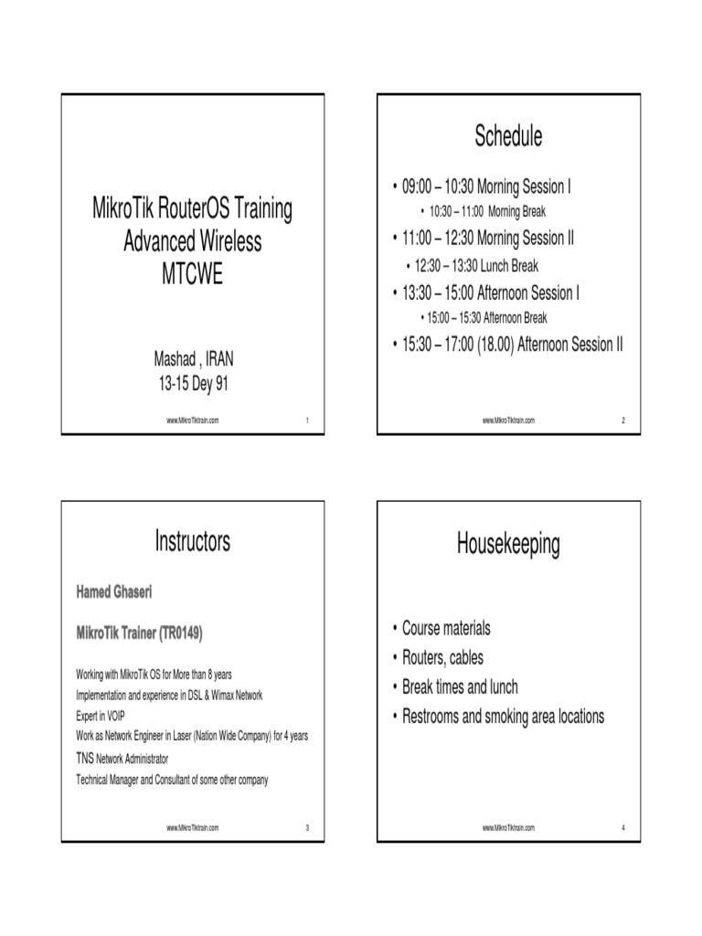 MTCWE | PDF | Radius | Routing