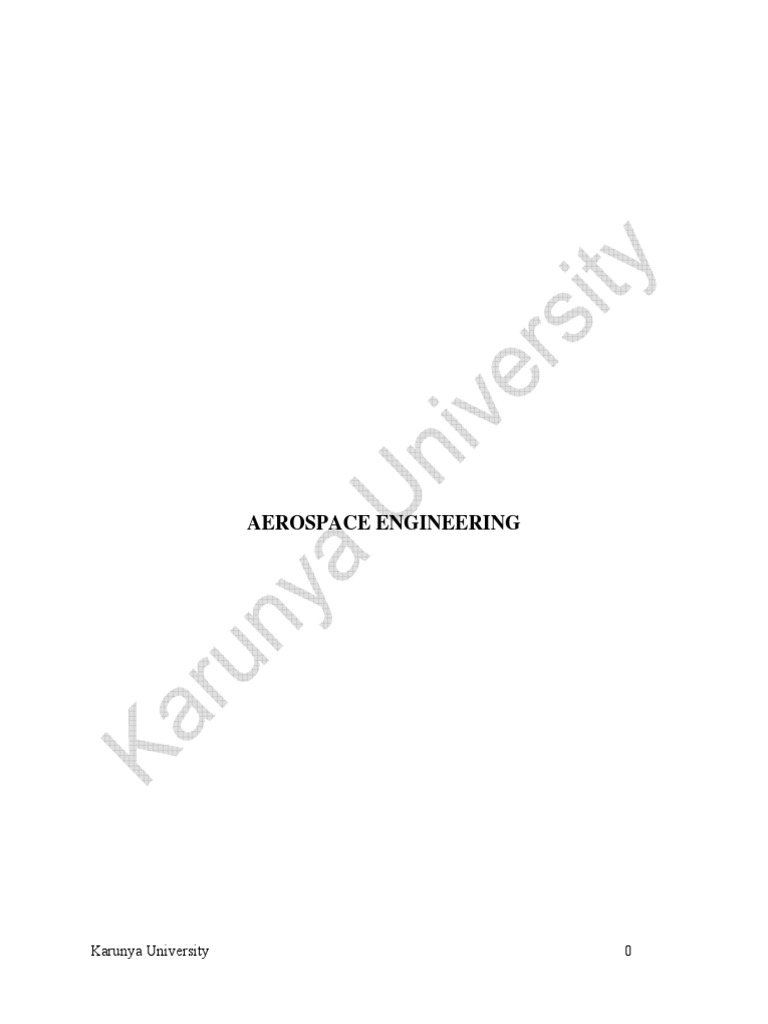 Aerospace Engineering Curriculum Overview | PDF | Flight | Rocket