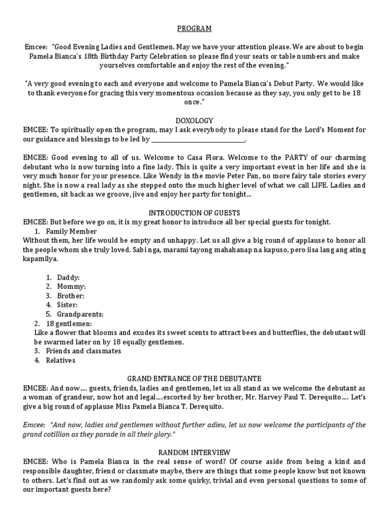 Debut Program 2.0 | PDF