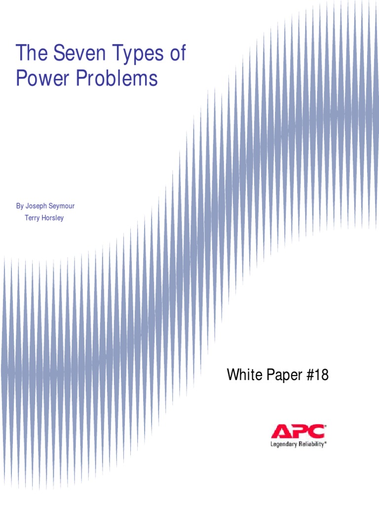 The Seven Types of Power Problems | PDF | Electromagnetic Interference ...