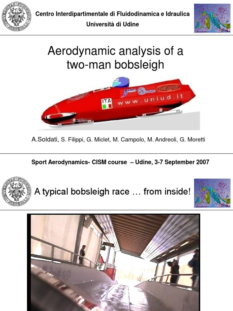 Aerodynamic Analysis of A Two-Man Bobsleigh | PDF | Lift (Force ...
