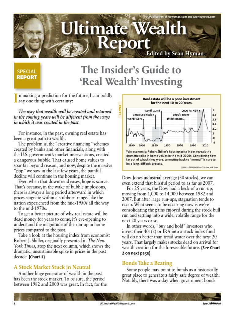 Ultimate Wealth: The Insider's Guide To Real Wealth' Investing | PDF