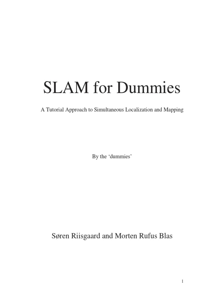 Robotics SLAM For Dummies - Riisgaard and Blas (MIT OCW) | PDF ...