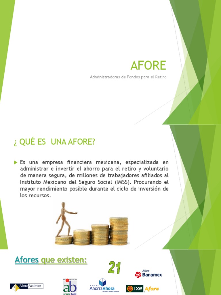 Qué es una AFORE y su funcionamiento | PDF | Crecimiento personal y ...