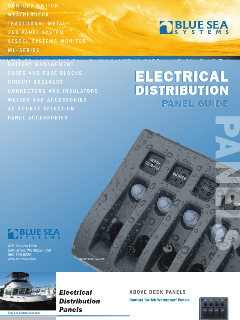 Electrical Distribution Panel Guide | PDF | Fuse (Electrical) | Switch