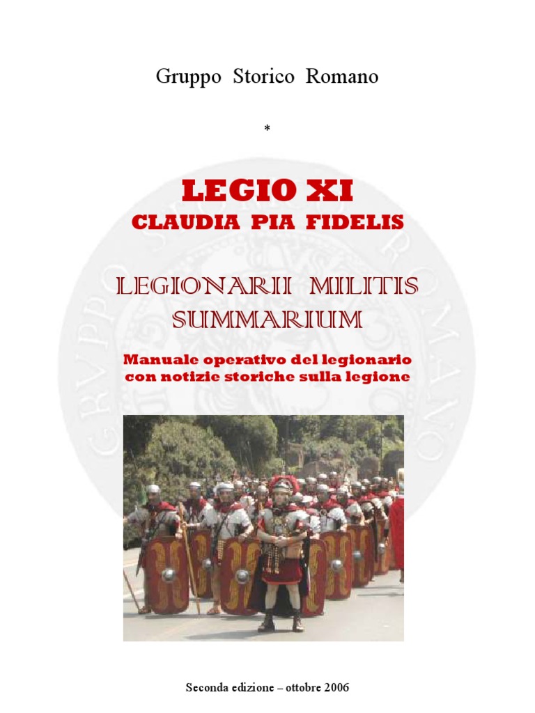Legio XI Claudia Pia Fidelis | PDF