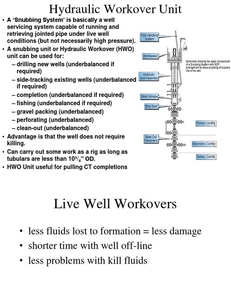 Hydraulic Workover Unit | PDF | Home & Garden | Science & Mathematics