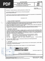Din 1685 - 1 | PDF | Engineering Tolerance | Casting (Metalworking)