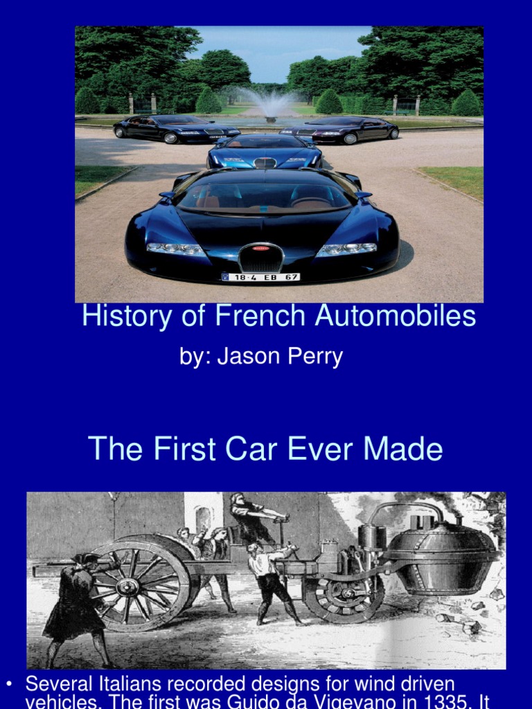 History of French Automobiles | PDF | Home & Garden