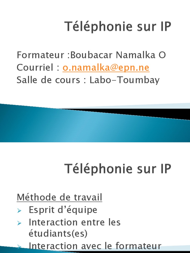 Téléphonie Sur IP | PDF | Voix sur IP | Informatique