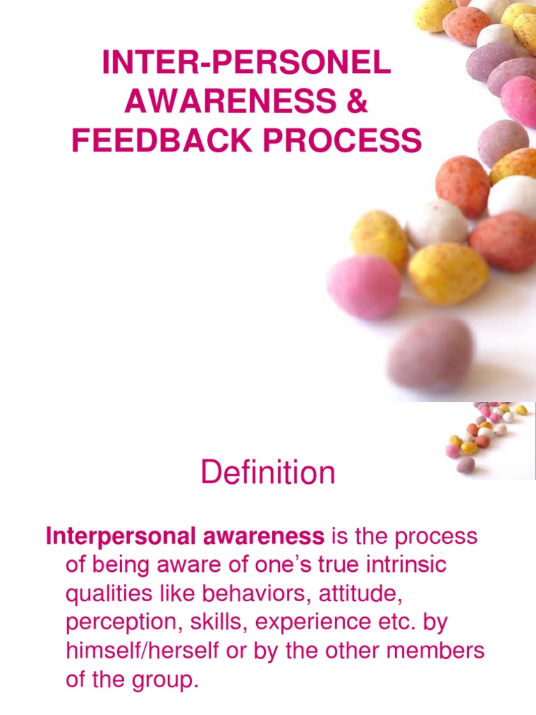 Interpersonal Awareness and Feedback Processes | Download Free PDF ...
