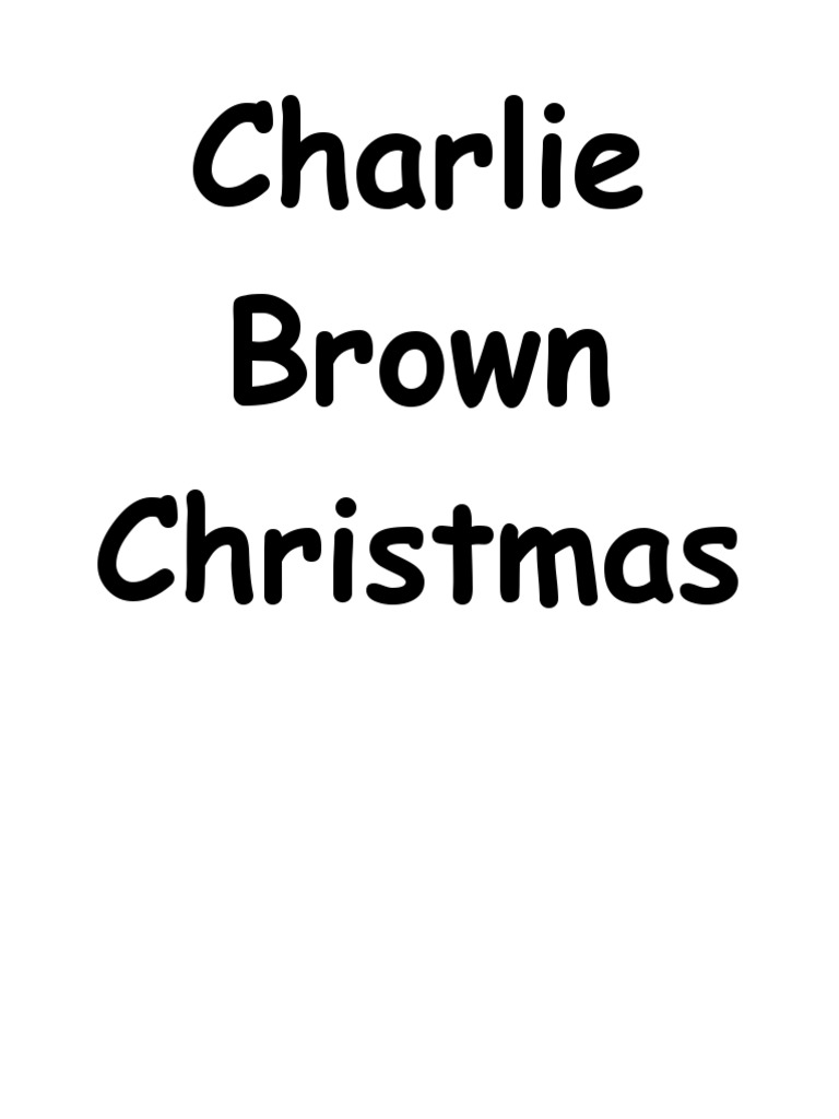 Charlie Brown Script | Download Free PDF | Peanuts (Comic Strip ...