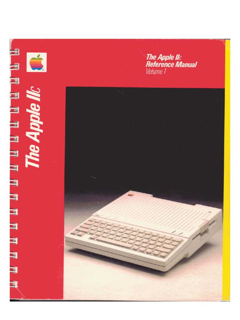 Apple IIc Reference Manual Volume 1 (1984) (Apple) (030-0814-A) | PDF