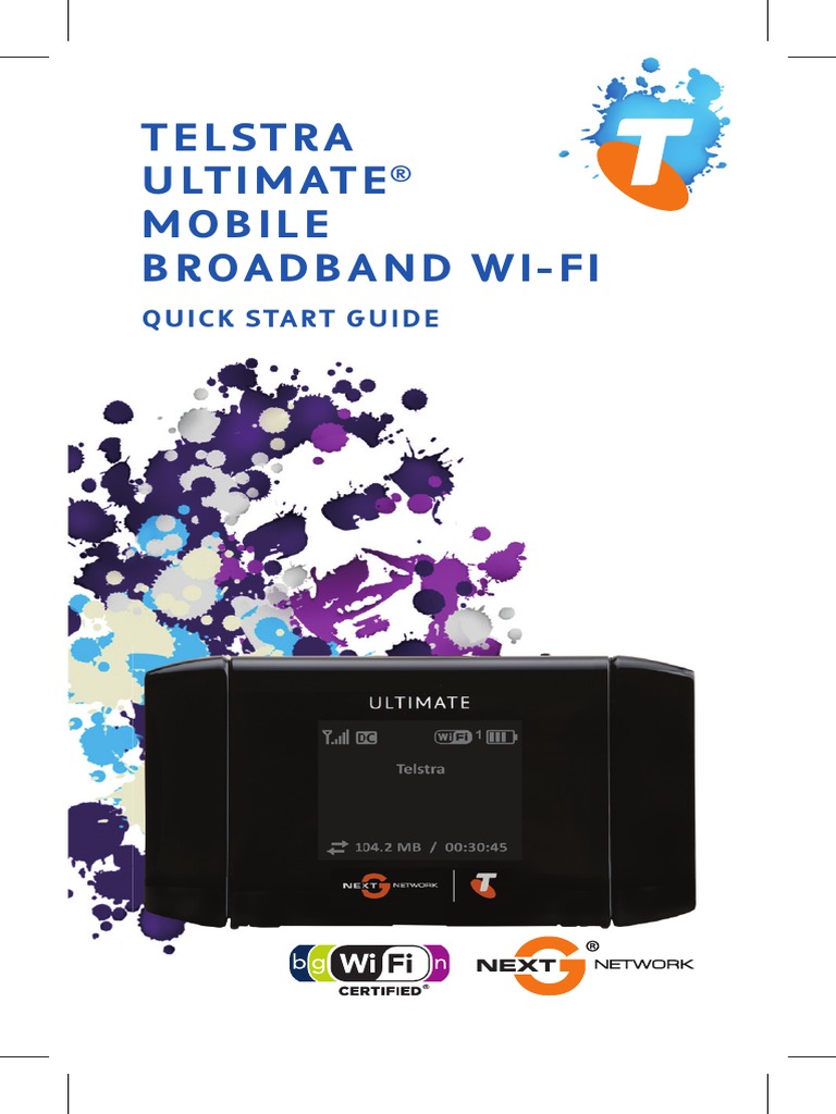Telstra AC753 QSG Rev1 | PDF | Wi Fi | Radio