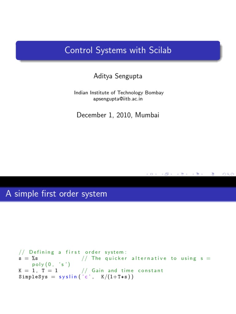 Control Systems With Scilab | PDF | Pi | Emergence