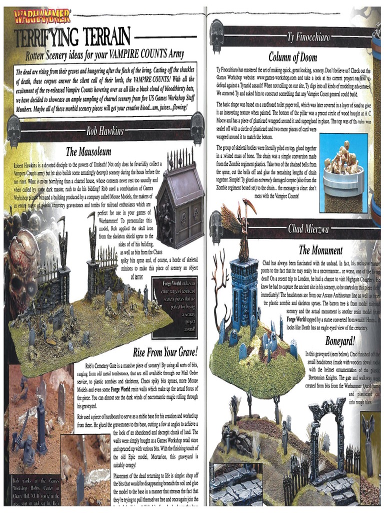 Vampire Counts Terrain | PDF | Death | Leisure
